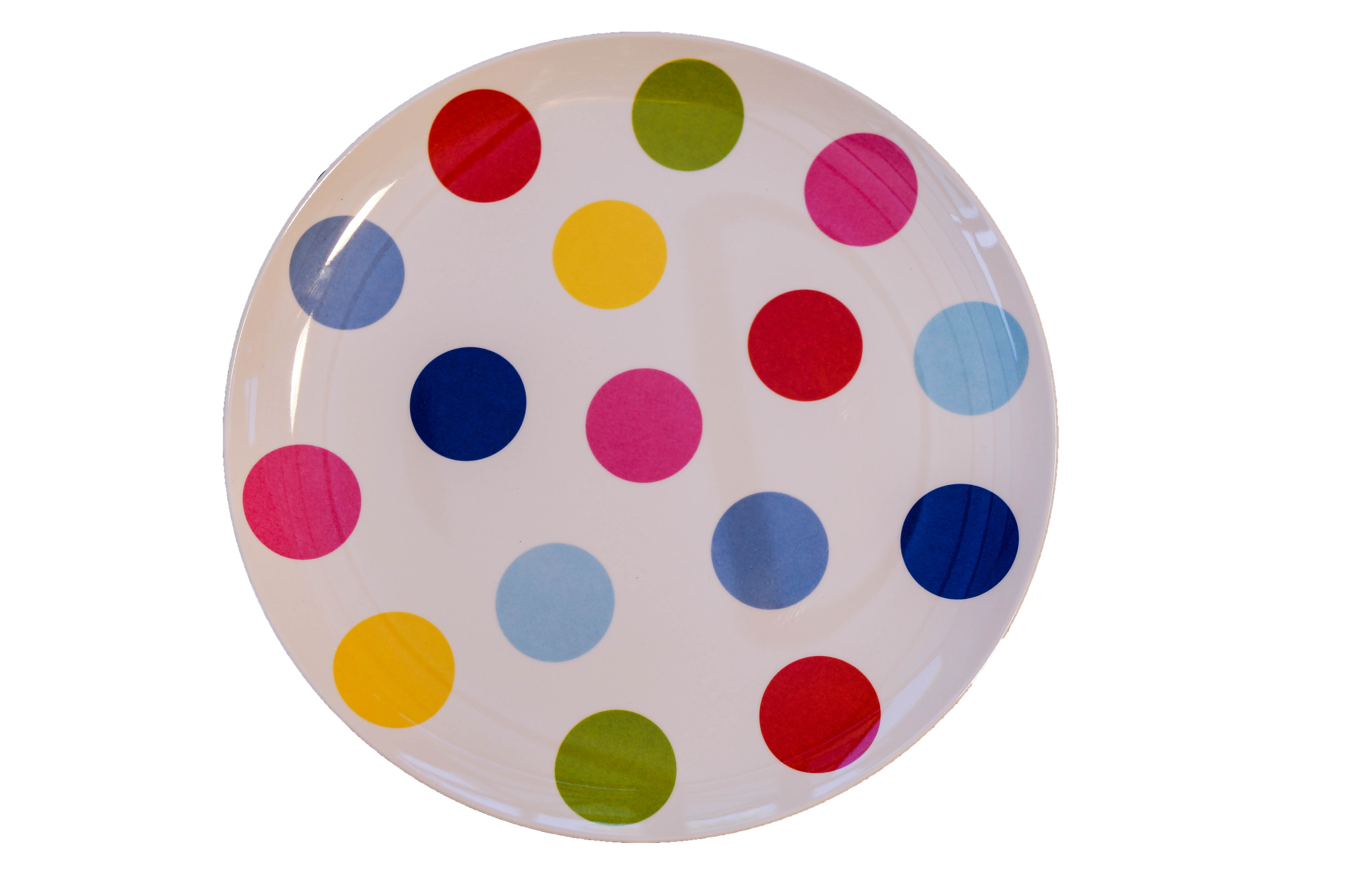 Jab Polka Dots Coupe Plate 20cm |Kerr Cowan