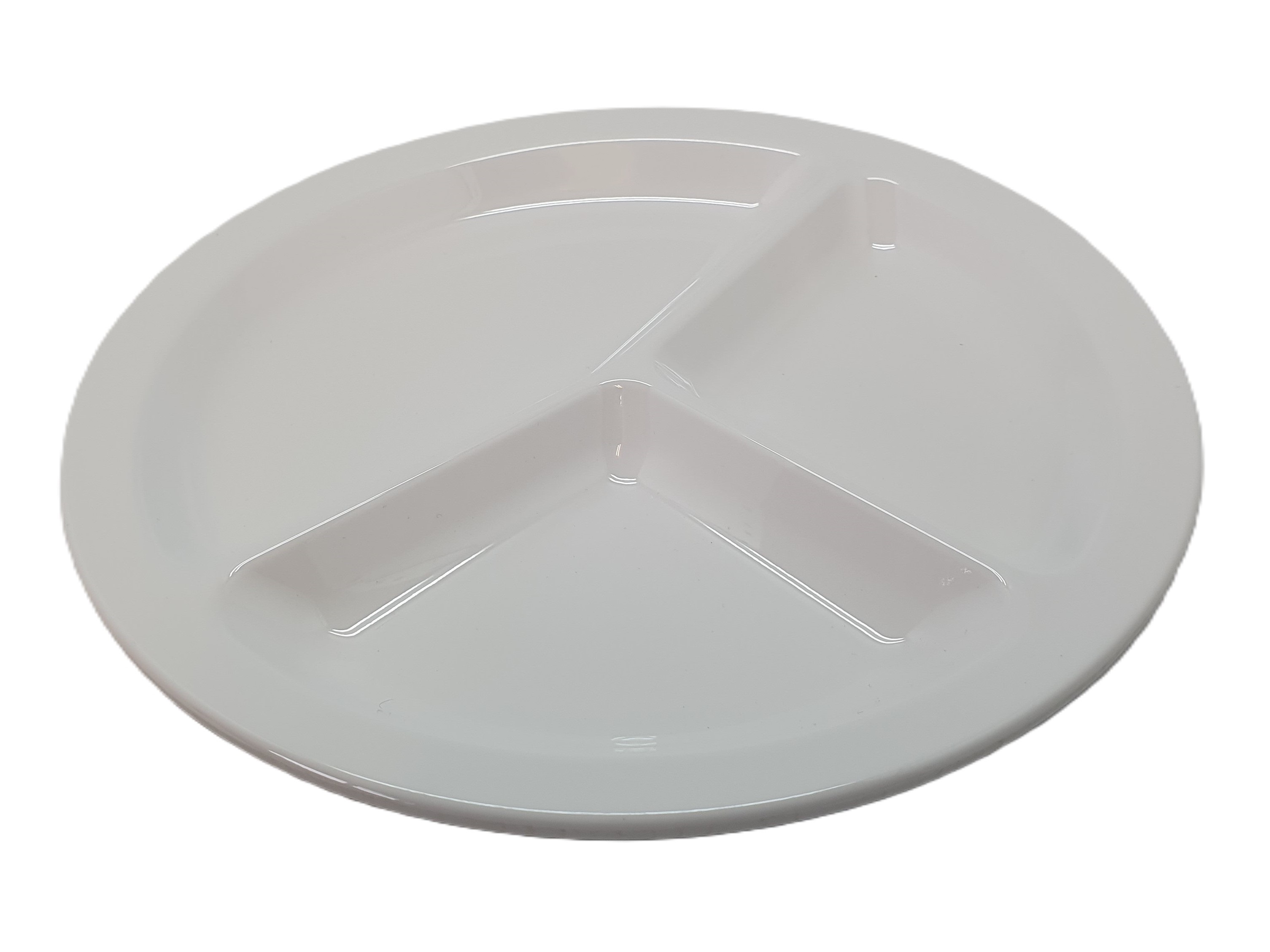 Jab White Round Divided Plate 27cm |Kerr Cowan
